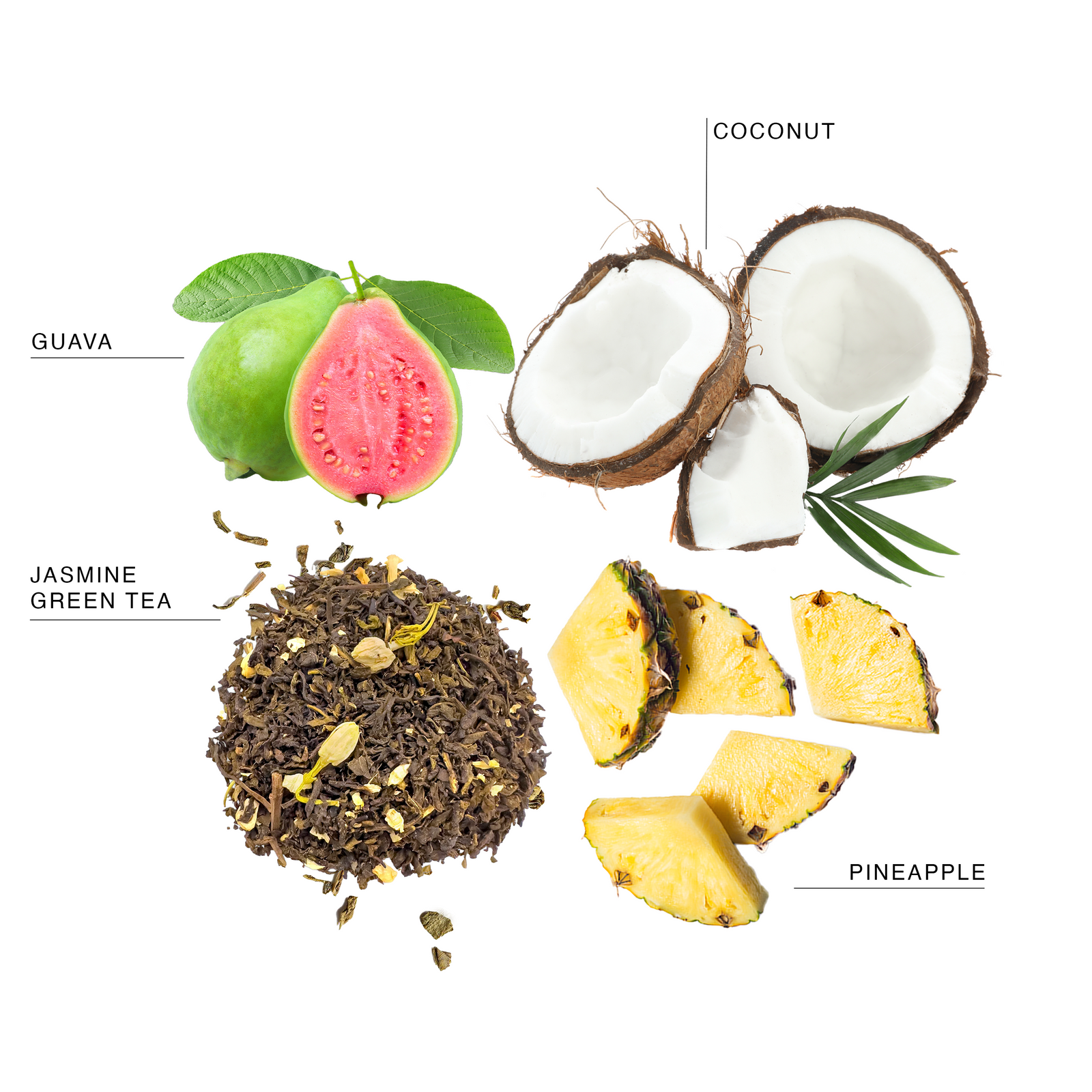 Guava w/ Pineapple Coconut